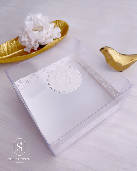 Caja De Acetato Para Dulces Cuadrada Grande Studio Invites